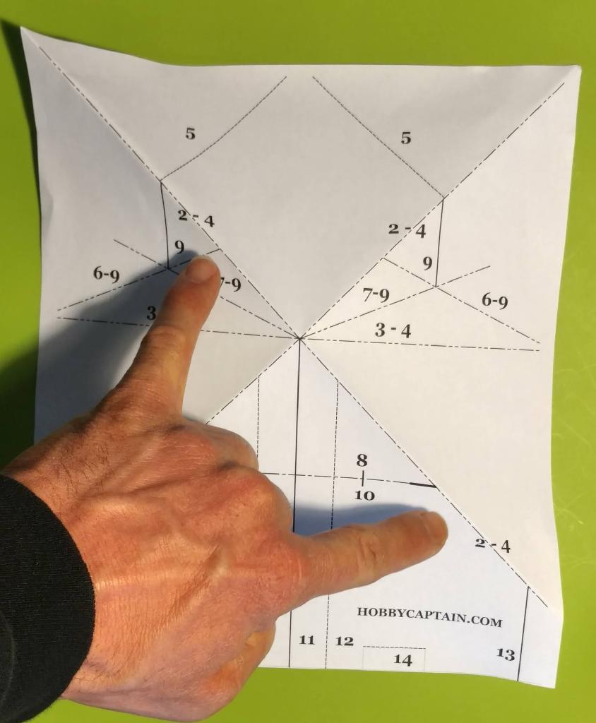 Sting Ray Paper Airplane – HobbyCaptain.com